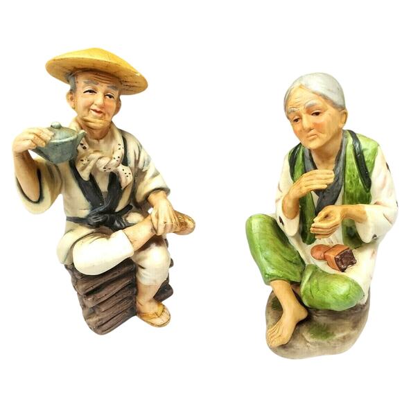 Arco | Accents | Vintage Arco Asian Woman 431 Unmarked Man Set ...